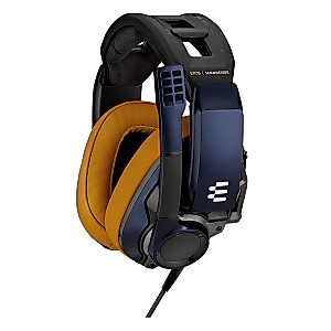 EPOS I Sennheiser GSP 602 – Wired Closed Acoustic Gaming Headset, Noise-Cancelling Microphone, Adjustable Headband with Customizable Contact Pressure, Volume Control, for PC + Mac + Xbox + PS4, Pro