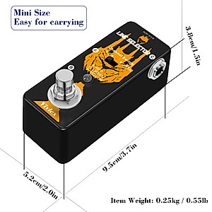 Vivlex ABY Switch Line Selector Selection Channel Pedal Mini AB Box Switcher Electric Guitar Amplifier Footswitch True Bypass