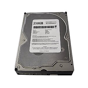 White Label 250GB 8MB Cache 7200RPM ATA100 (PATA) IDE 3.5" Desktop Hard Drive - New w/1 Year Warranty