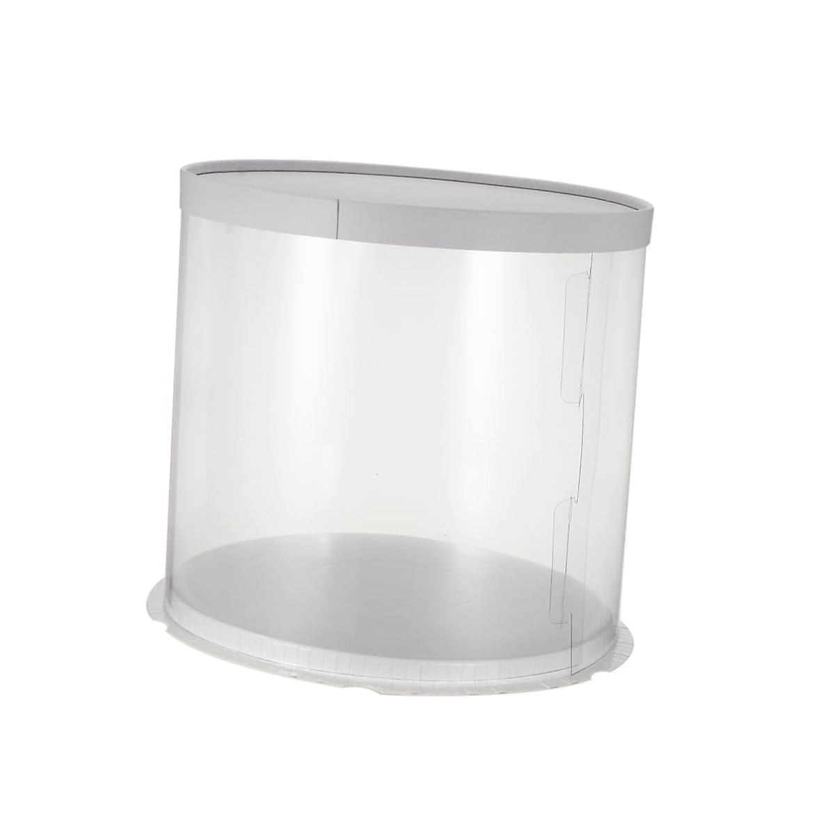 Mobestech 2pcs Box Paperboard and Material Cake Packaging Boxes Round Design for Home Shop and Events