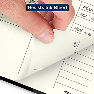 AT-A-GLANCE 2024 Weekly & Monthly Appointment Book Planner, Plan. Write. Remember. 5" x 8-1/4", Small, Casebound, Black (706D100524)