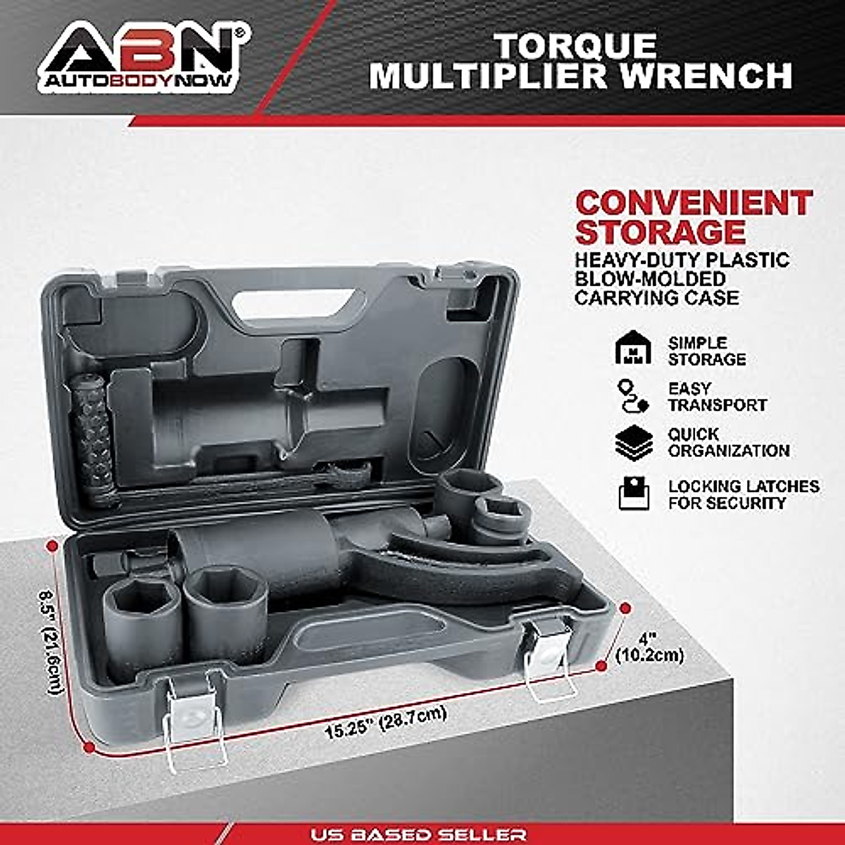 ABN Torque Multiplier Wrench – Torque Multiplier 1 Inch Drive Lug Nut Wrench Torque Amplifier Lug Nut Remover