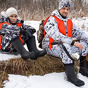 Chuarry 5 Pcs Blaze Orange Hunting Vest Adult Unisex Safety Hunting Vest Outdoor Orange Safety Hunting Vest for Men High Visibility Vest Unisex Adult Women Outdoor, Medium