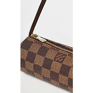 Louis Vuitton Women's Pre-Loved Damier Papillon Pochette, Brown, One Size