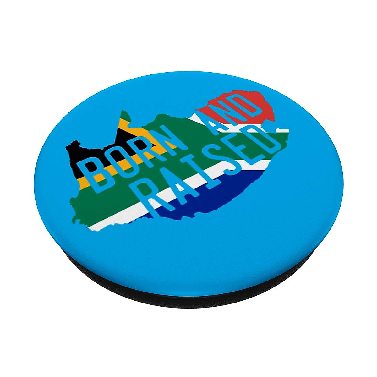 South Africa Pride Flag Map PopSockets Grip and Stand for Phones and Tablets