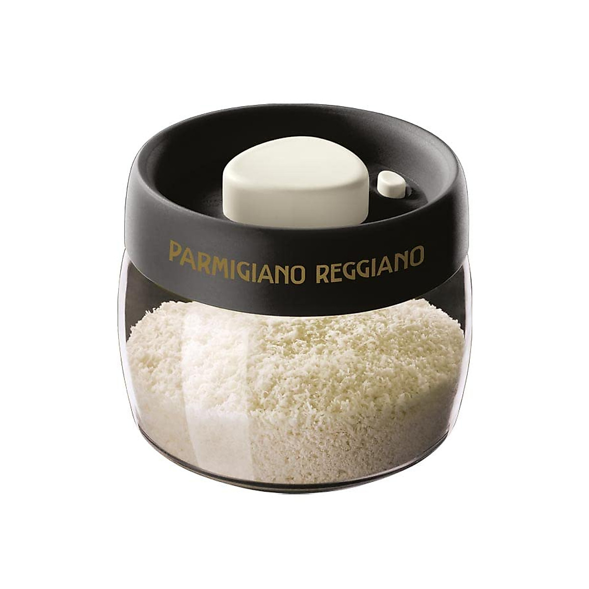 Frantoio Pottery Cheese Container - Italian Cheese Holder with Vacuum System - Italian Kitchen Essentials