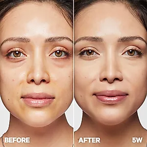 Milk Makeup Future Fluid All Over Cream Concealer, 5W (Fair with Warm Undertones) - 0.28 fl oz - Medium-to-Full Coverage - Up to 12-Hour Wear - Crease-Proof Finish - Vegan, Cruelty Free