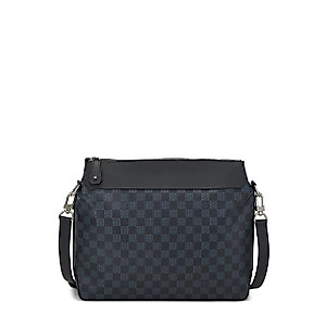 Louis Vuitton, Pre-Loved Damier Cobalt Greenwich Messenger, Blue