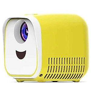 DROOS Portable Projector L1 LCD Projector 1000 Lumens Children Gift Theater Projector (Color : Black Size : OneSize) (Color :(projectors)