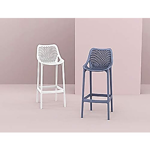 Compamia Air Patio Counter Stool in Dark Gray (Set of 2)