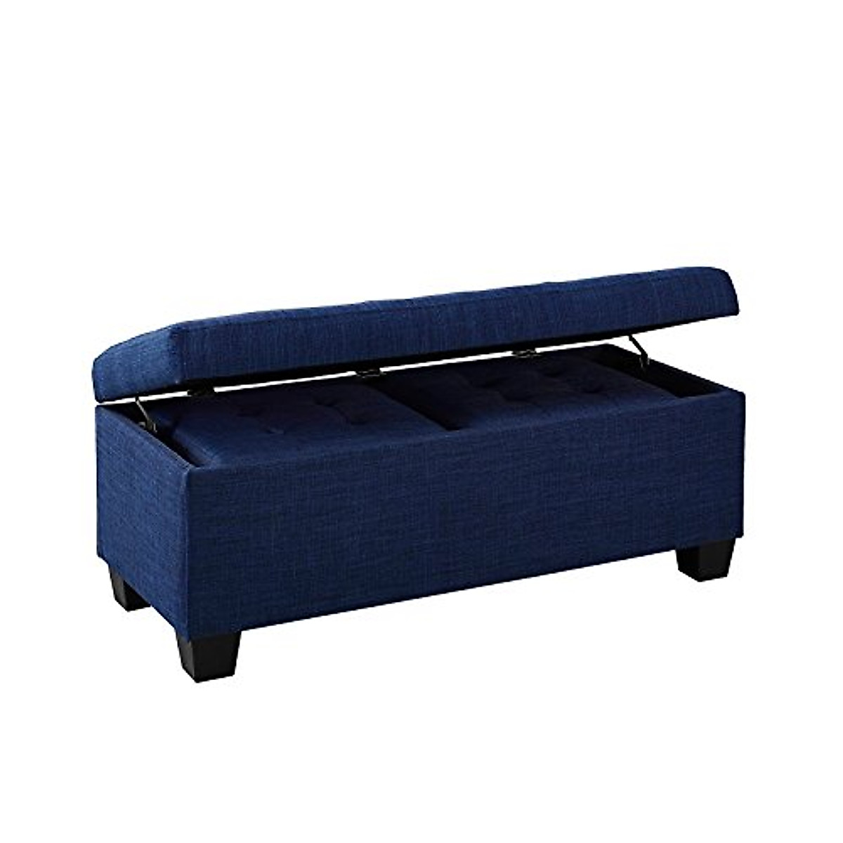 Picket House Furnishings Everett 3pk Storage Ottoman in Teal -