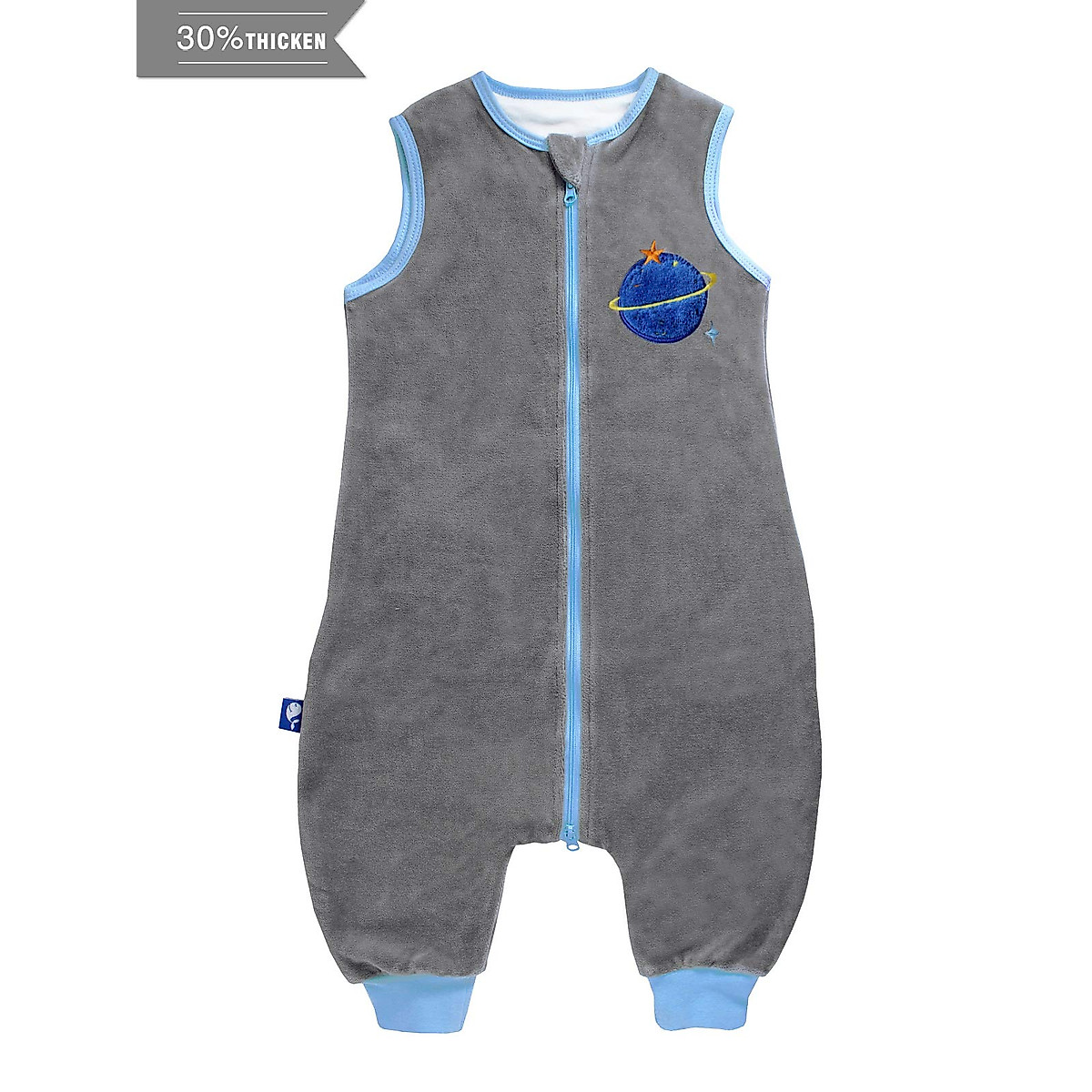 Sincere ililmmoe Baby Sleep Sack Spring Autumn Warm Infant Walking Sleeping Bag with Legs Wearable Blankets Pajamas 6months-4Years Thicken Gray/M