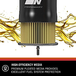 K&N Gasoline Fuel Filter: High Performance Fuel Filter, Premium Engine Protection, 1996-2017 Ford, Lincoln, Mercury Fuel Injected Gasoline Engines, PF-2000