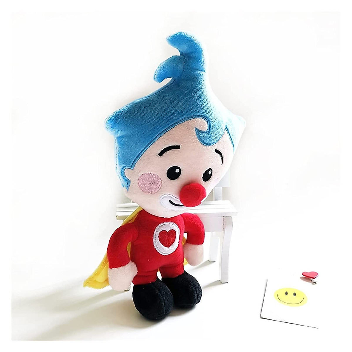 SB Goods 7.8in Plim Plush Clown,Cartoon Animation Stuffed Clown Doll Toy for Child's Progress Reward