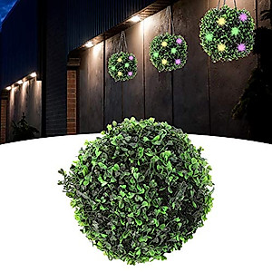 Rattan Balls String Light, Outdoor Rattan String Lights Colorful LED Lights for Garden for Outdoor for Home Decor