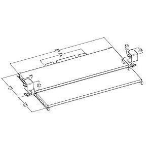 VIVO Large Keyboard Tray Under Desk Pull Out with Extra Sturdy C Clamp Mount System, 27 (33 Including Clamps) x 11 inch Slide-Out Platform Computer Drawer for Typing, Black, MOUNT-KB05E