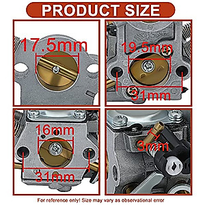 HeyCarb 455 Rancher Carburetor for Husqvarna 455 Rancher 455 E 460 461 Gas Chainsaw Replace WTA-29 544883001