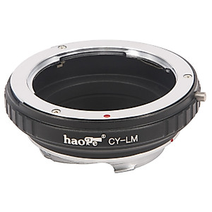 Haoge Lens Mount Adapter for Contax/Yashica C/Y CY Lens to Leica M LM Mount Camera such as M240, M240P, M262, M3, M2, M1, M4, M5, M6, MP, M7, M8, M9, M9-P, M Monochrom, M-E, M, M-P, M10, M-A
