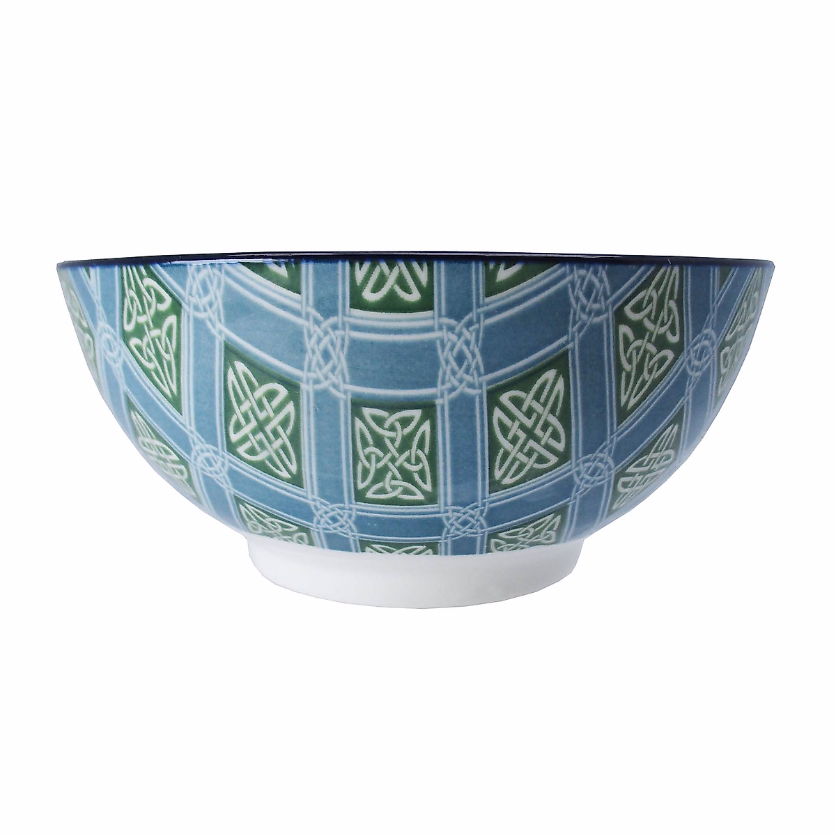 Royal Tara Irish Celtic Bowl Bone China Colourful Ceramic Bowls Set 14 cm with Shamrock/Celtic Cross (2 Mixed Design Bowls)