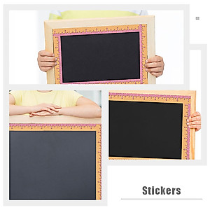 MAGICLULU 1 Roll Ice Cream Border Sticker Bulletin Board Decor Cream Decor Appliques Embellishments Ice Cream Border Paper Ice Cream Bulletin Trim Blackboard Border Sticker Desk Decorations