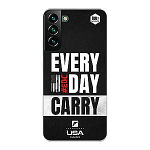 Phone Case Every Day Carry EDC USA Patriot Design Silicone Transparent - Compatible iPhone and Samsung (Samsung Galaxy A04)
