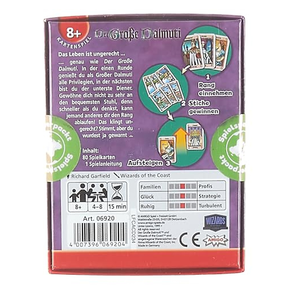 AMIGO 6920 "The Great Dalmuti Cardgame