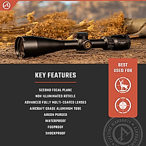 Athlon Optics 214005: Argos Hmr 4-20X50 Mildot Sfp Reticle