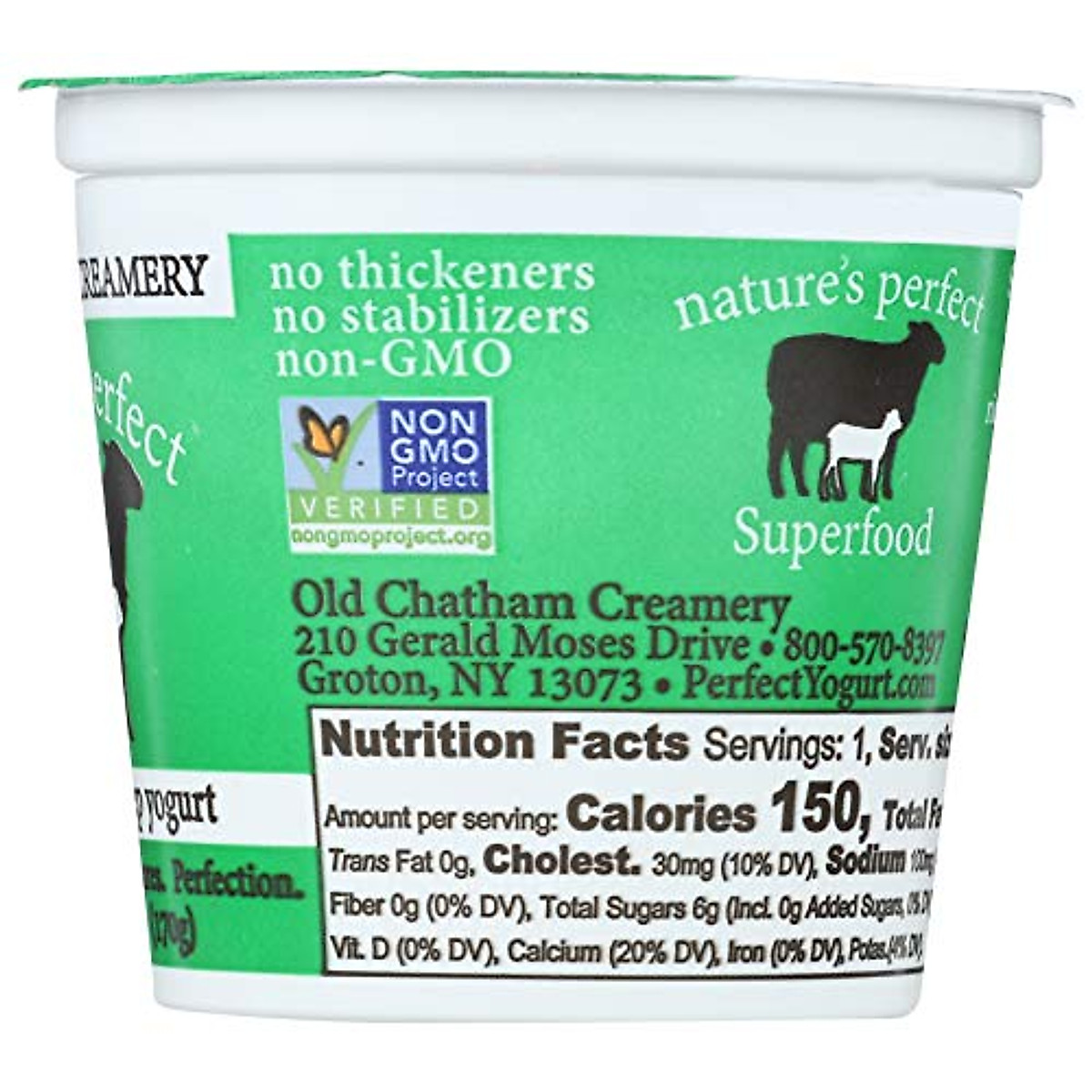 Old Chatham Sheepherding Company Sheep'S Milk Yogurt, Plain, 6 oz
