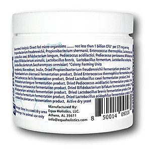 Equa Holistics HealthyGut Probiotics for Guinea Pigs Dietary Supplement, All-Natural Digestive System Formula (120 Servings)