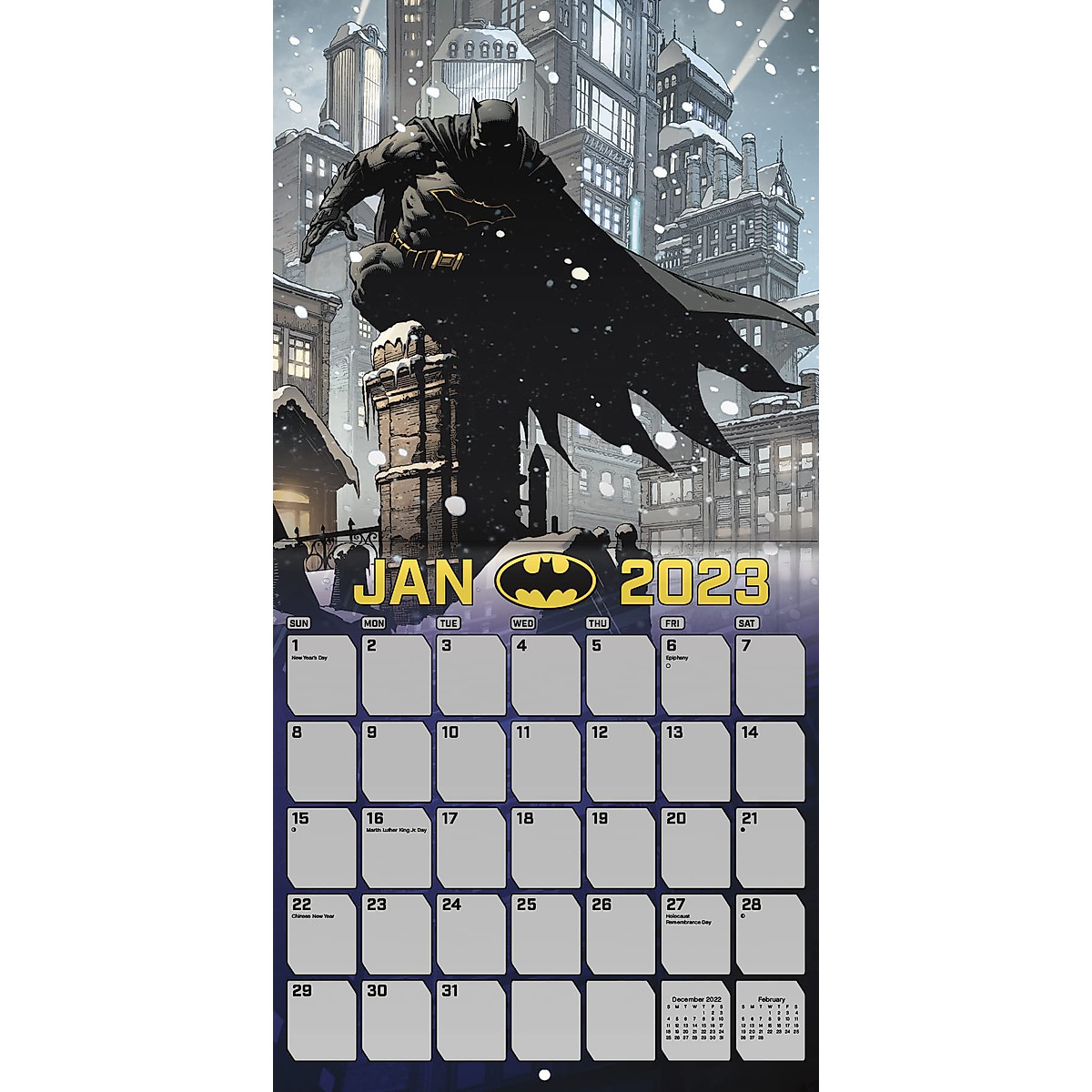 2023 DC Comics Batman Wall Calendar