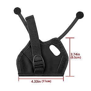 Geekria Controller Cover Compatible with Meta Quest VR, Rift S, Washable Protective Sleeve VR Gaming Headset Controllers Replacement, Touch Controller Protector (Black, 1Pair)