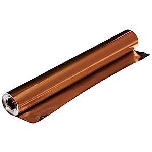 St Louis Crafts 38 Gauge Aluminum Foil - 12 Inches x 25 Feet - Copper Roll Only