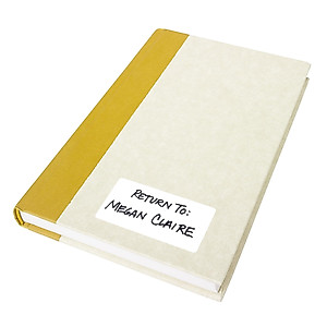 Avery Removable Print or Write Labels, 1.5 x 3 Inches, White, Pack of 150 (5440)