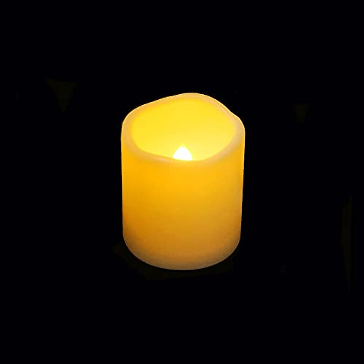 3"x3"Waterproof Battery Operated LED Pillar Candle Outdoor Flameless Flickering Light with Timer for Valentine's Day Birthday Party Wedding Decoration Patio Garden Home Decor Christmas Thanksgiving