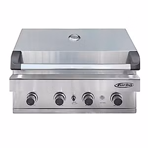Barbeques Galore Turbo 32-inch 4-Burner Built-in BBQ Gas Grill - Natural Gas - BTH3221NG