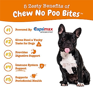 Zesty Paws Chew No Poo Bites - Hen - 90 Count