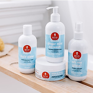 Oyin Handmade Hair Dew Daily Quenching Hair Lotion with Castor Oil and Olive Squalane, 8 oz