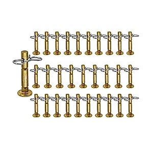 HYYLU (30 Packs) 738-04124 Shear Pins & 714-04040 Cotter Pins, Fits for MTD Craftsman Cub Cadet Troy Bilt SnowBlowers 738-05273 Snow Throwers - 30 Pcs (1/4" x 1-5/8") Snowblower Shear Pins