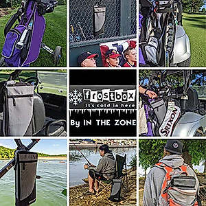 Frostbox Golf Bag Cooler and Ice Pack - Small 6 Pack Golf Beer Cooler - Hidden and Fits Discreetly in Golf Bag - Covert Insulated Golf Cooler Bag Sleeve - Golf Accessories for Men & Christmas Gift