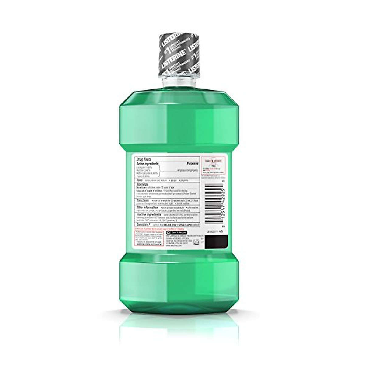 Listerine Freshburst Antiseptic Mouthwash with Germ-Killing Oral Care Formula to Fight Bad Breath, Plaque and Gingivitis, 500 mL