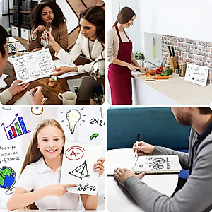 Board Geeks 25 Classroom Dry Erase Board for Kids 9"x12"- Small White Boards for Students, White Board for Kids, Teachers - Mini White Boards | Double Sided Small White Board Bulk (25 Pk)