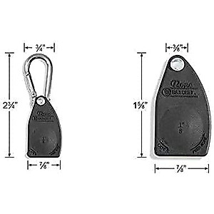 Rope Ratchet 1/8 Ratchet 12 PAK with Spring Clips (6 Pair)… Black