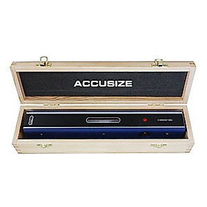 Accusize Industrial Tools 12'' Master Precision Level in Fitted Box, Accuracy 0.0002''/10'', S908-C687