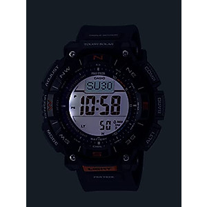 Casio Pro Trek Bio Mass Tough Solar Triple Sensor w/Thermometer Altimeter Barometer Compass World Time Men's Watch PRG340-1