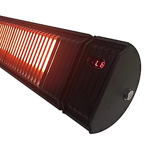 Aura CF30240B 3000 Watt Radiant Infrared Heater - Aura Series, Finish Color: Black
