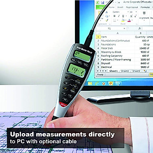 Calculated Industries 6135 Scale Master Pro XE Advanced Digital Plan Measure for Estimating Plan Takeoffs on Printed Blueprints | 91 US Imperial and Metric | 10 Custom Scales for Out of Scale Plans , White