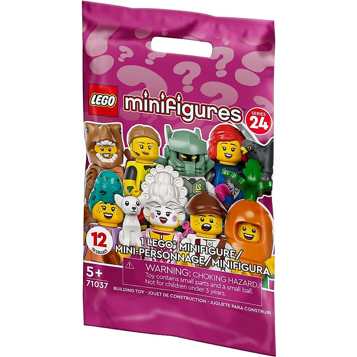 LEGO Minifigures Series 24 71037, Limited Edition Mystery Minifigure Blind Bag, 2023 Set, Collectible Characters with Toy Accessories