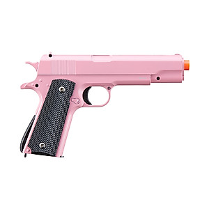 1911 Style 330 FPS Pink Metal Realistic Spring Airsoft Pistol