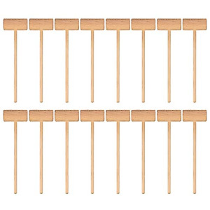 8.26" Wooden Crab Mallets Crab Hammers Lobster Seafood Crackers (32 Pcs)