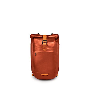 Osprey Transporter Roll Top Laptop Backpack, Top Orange Dawn